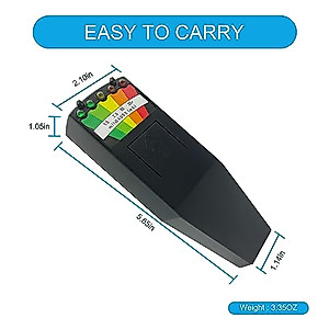FOWBOA Ghost Hunting Equipment EMF Meter 5 LED Magnetic Field Detector Hand-held Spirit Box Paranormal Equipment，Home and Office EMF Detector