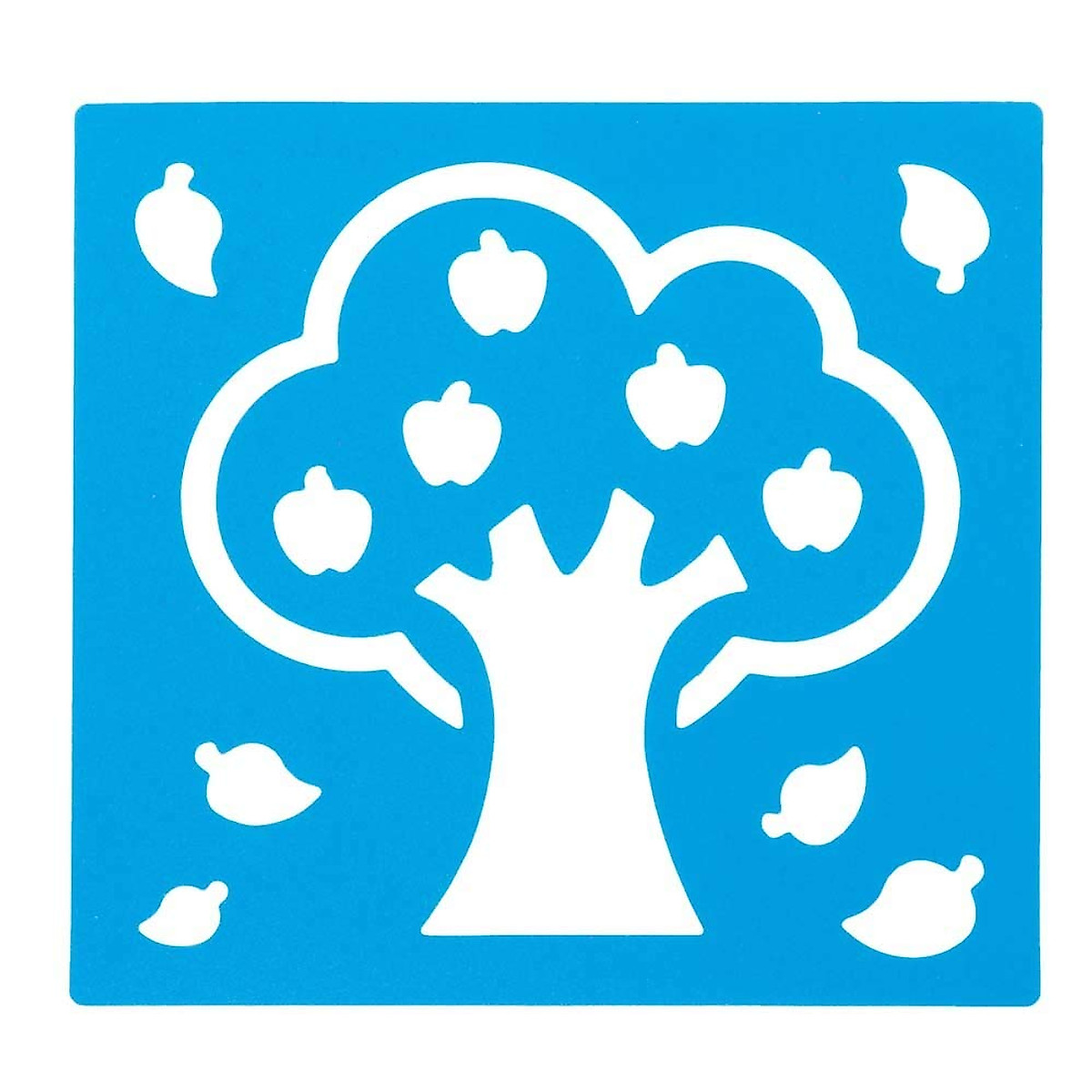 Baker Ross FE517 Garden Craft Stencils - Pack of 8, Plastic Stencils for Children, Art Set for Kids to Create and Design Themed Books, Cards and Pictures