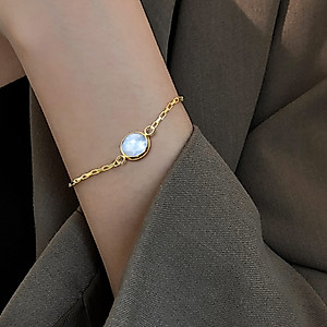 24pcs Gold Stainless Steel Cabochon Connectors Settings Round Blank Bezel Pendant Connector Trays Cabochon Pendant Bezel Blanks Links for DIY Jewelry Making,6 Sizes