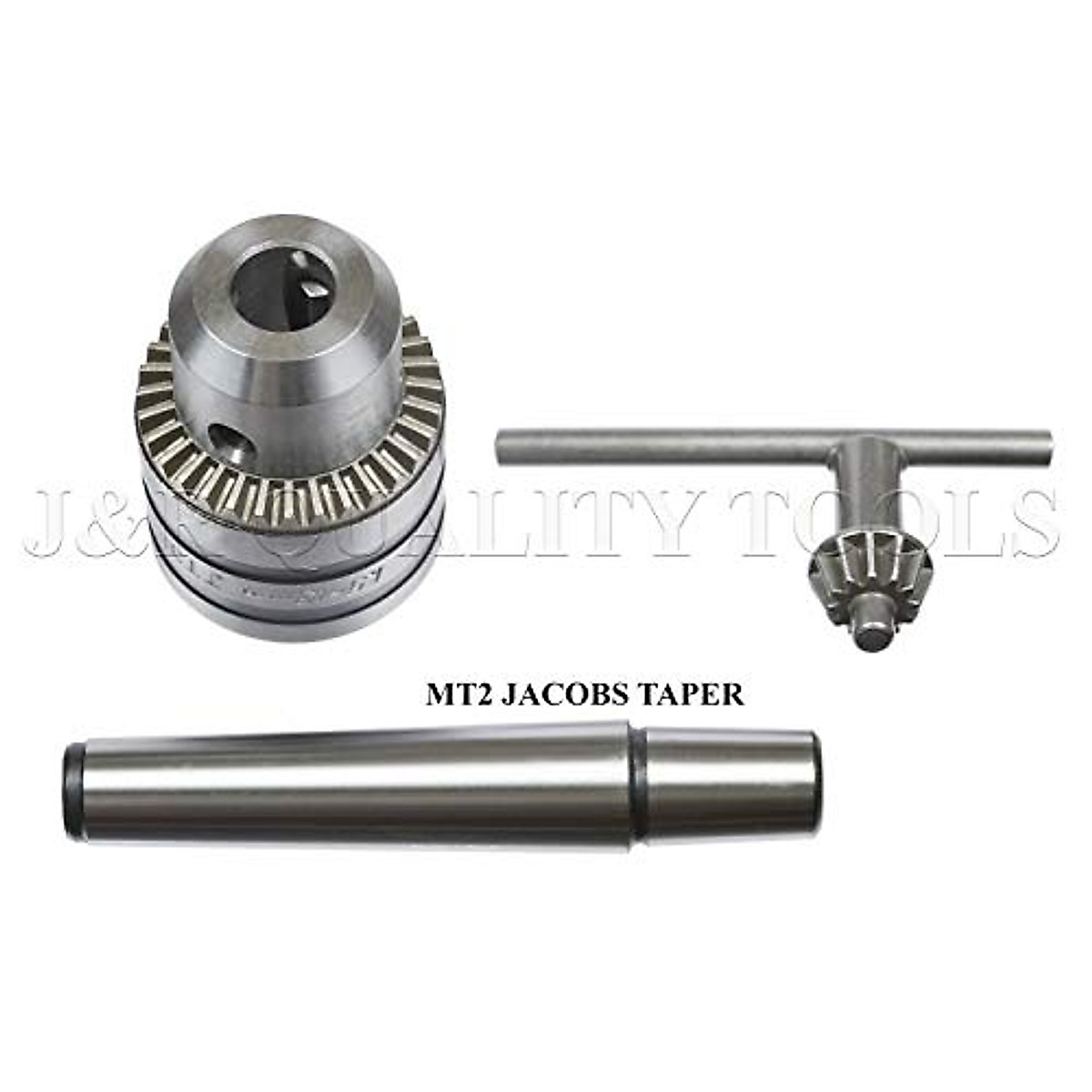 MINI METAL LATHE TAIL STOCK DRILL CHUCK TOOL WITH MT2 MORSE TAPER ARBOR MT 2