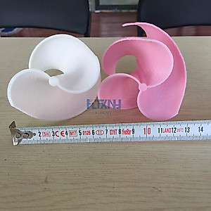 NINILADY 10w 5.5V Micro Motor Small LED Lights Vertical Axis Wind Turbine Generator Blades Full Set DIY Wind Generator Windmill (3 Blades, White Color)