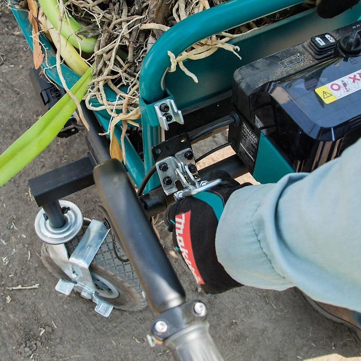 Makita XUC01X2 36V (18V X2) LXT® Brushless Power-Assisted Flat Dolly, Tool Only