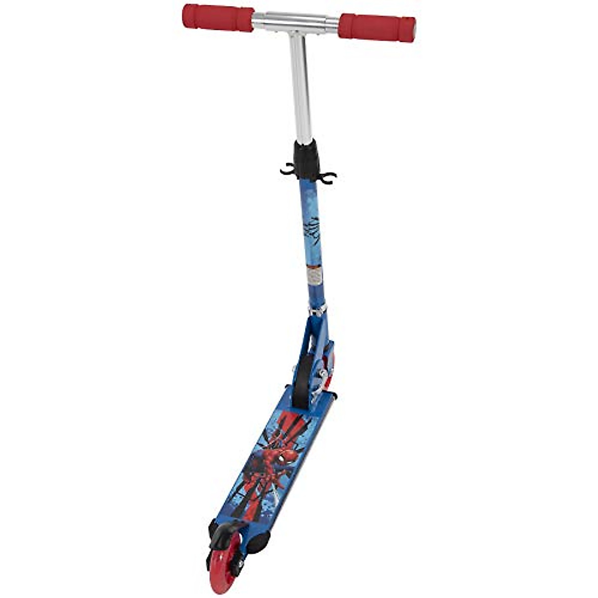 Huffy Marvel Spider-Man Electro-Light Inline Scooter for Kids, Blue
