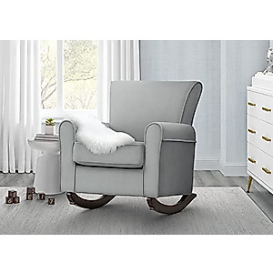 Delta Children Lancaster Rocking Chair Featuring Live Smart Fabric, Mist