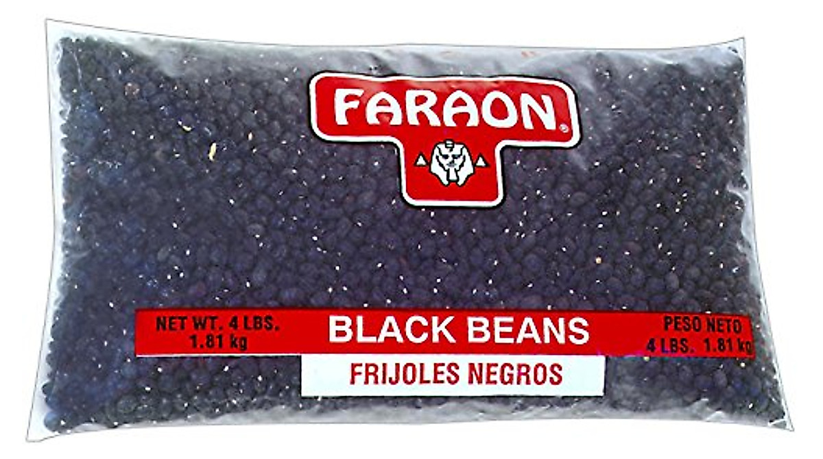 FARAON Black Beans - Authentic Flavor, 4 Pounds