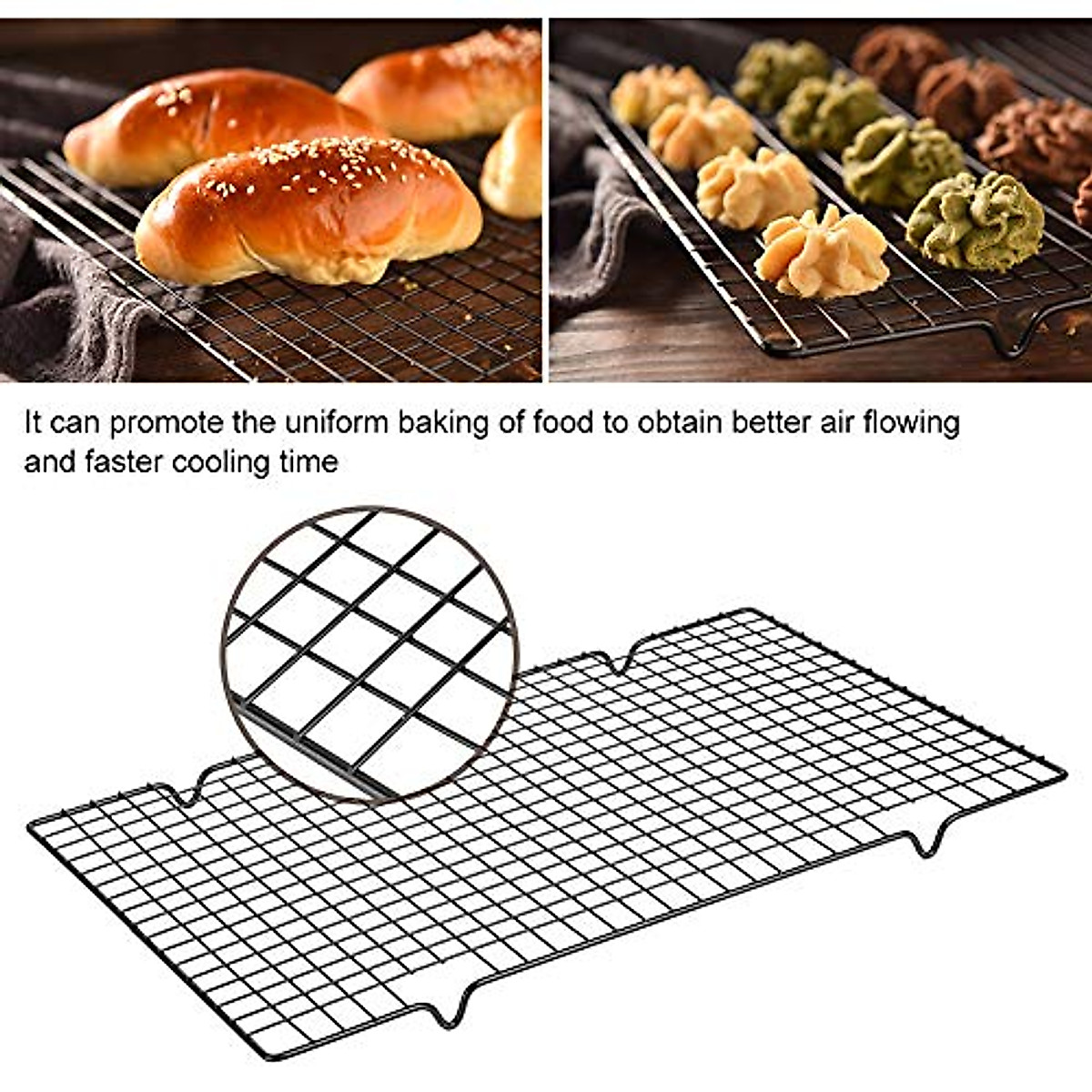 Cooking Grid Grates, Grid Net Design, Made of Highquality Foodgrade Stainless Steel, Hightemperature Resistan