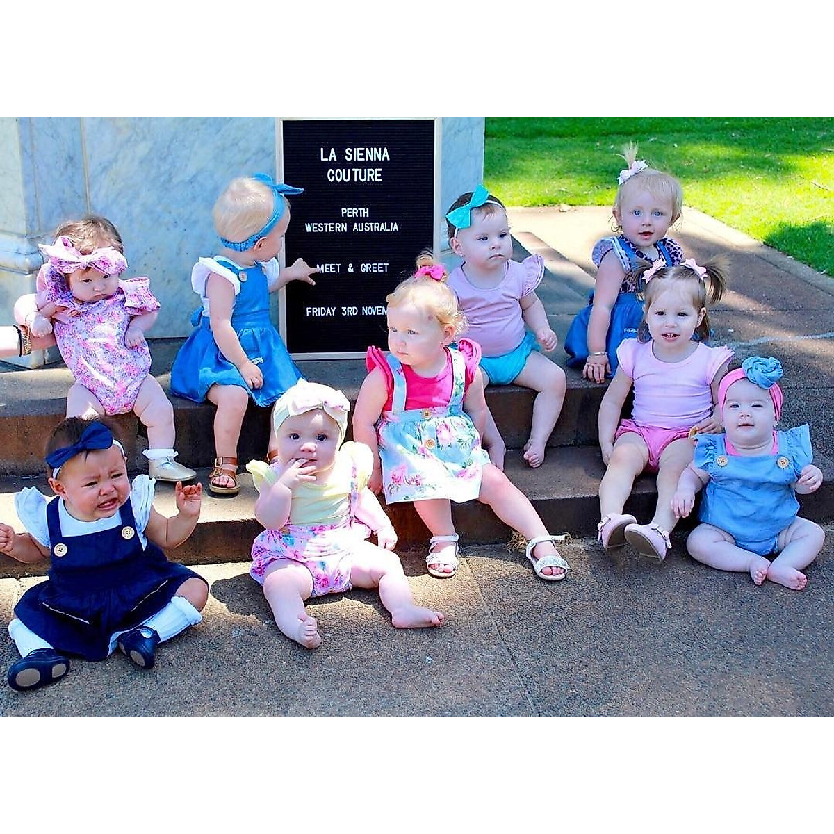 Mubineo Infant Baby Girls Basic 3-5-8-Pack Ruffle Short Sleeve Cotton Bodysuits (Ice Cream(5-pack), 2-3 Years)