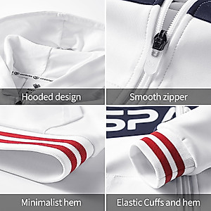 BASICDOT Boys Tracksuit Zip Up Sweat Jacket & Sweatpants Clothing Set 2 Piece Outfits Jogging Set BAS-004-7-8T