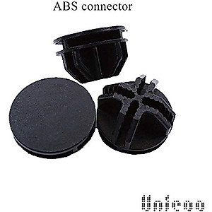 UNICOO - Plastic Cube Organizer Connectors Black Set of 8