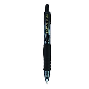 Pilot, G2 Mini Premium Rolling Ball Gel Pens, Fine Point 0.7mm, Black, Pack of 12