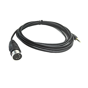 5-Pin DIN-Male Cable, 5 Pin Din Plug to 3.5mm(1/8in) TRS Stereo Male Jack Stereo Audio Cable for Playing The Musical Instrument Signal Output 3m (10 feet,3.5M-5 DIN M)