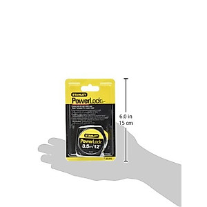 Stanley 33-215 12-Feet by1/2-Inch PowerLock Tape Rule