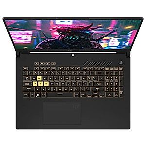 ASUS 2023 TUF F17 17.3" 144Hz FHD Gaming Laptop, Intel Core i7-12700H(> R9 6900HX), NVIDIA GeForce RTX 3050 Ti, 32GB DDR5 RAM, 1TB PCIe SSD, WiFi 6, RGB Keyboard, RJ 45, HDMI, Win 11, GM Accessories
