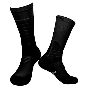 Hiking Work Boot Socks for Men & Women w/Anti-Stress Moisture Wicking Germanium & Coolmax All Season 2 pairs X-Large