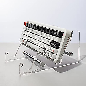 Mechanical Keyboard Storage Stand Display Keyboard Holder Transparent Acrylic Stand for Three Keyboard