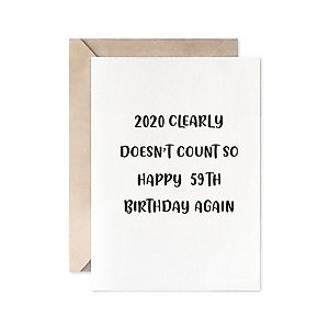 MAGJUCHE Funny 60th Birthday Card For Men And Women, Joke 60 Years Birthday Gift For Friend