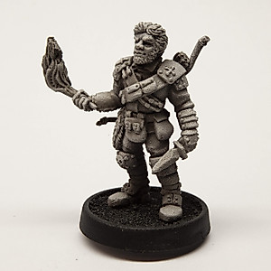 Stonehaven Miniatures Male Human Ranger Figure (for 28mm Scale Table Top War Games) - Made in US