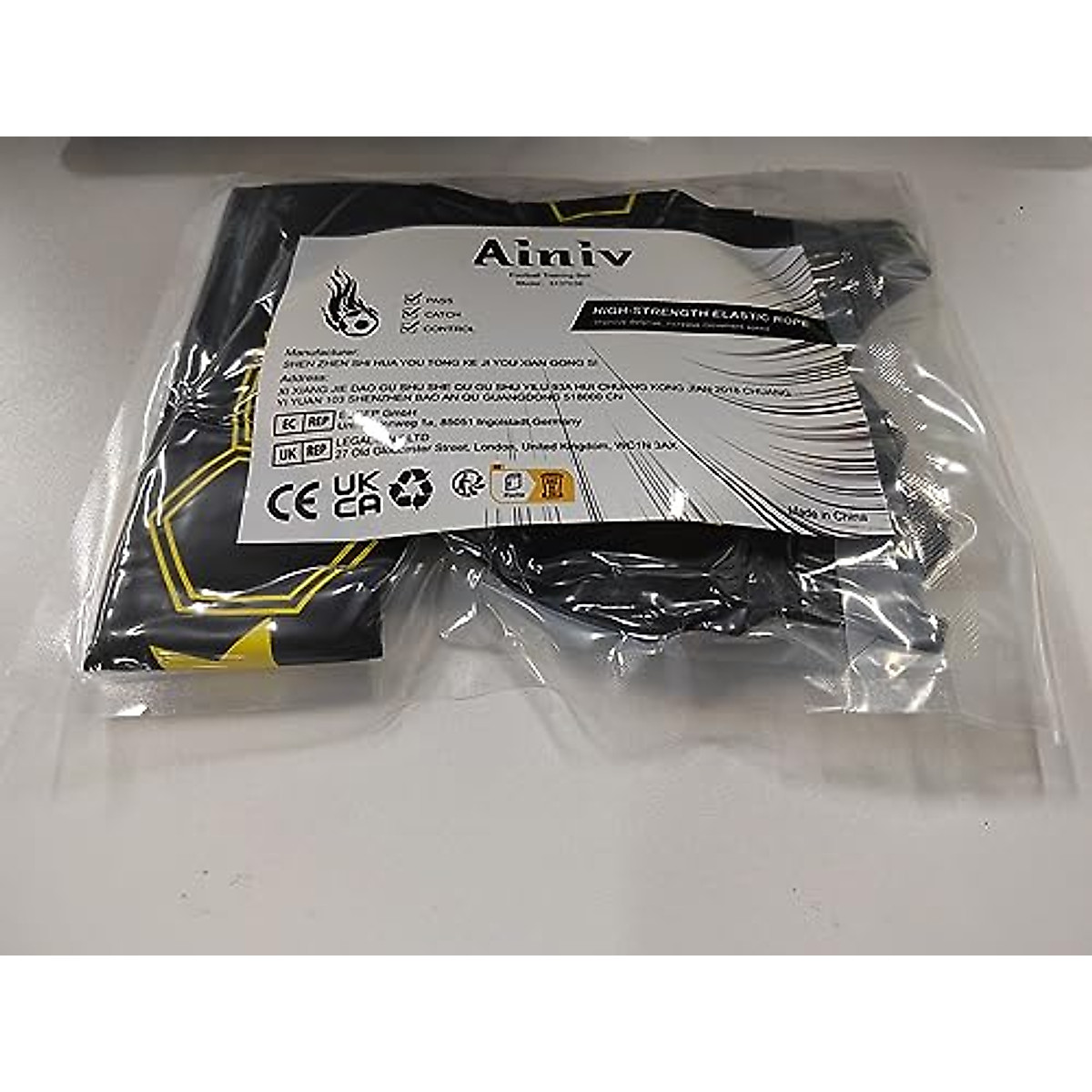 Ainiv Soccer Ball Net Kicker,Soccer Bungee Trainer, Football Kick Trainer, Juggling Soccer Ball Holder,Training Aid Football Skills Practice for Kids Adults, for Size 3 4 5 Footballs