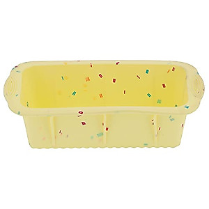 QANYEGN Bread Pan, Bread, Silicone Cake for Kitchen Restaur Baking Cake Bread Dessert Rectangular(²ÊÁ£»Æɫ)