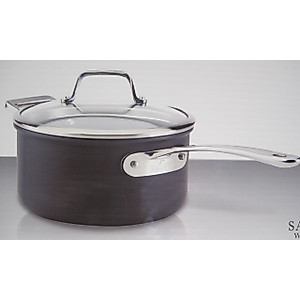 All-Clad B3 Nonstick 3 Qt. Sauce Pan With Loop & Glass Lid