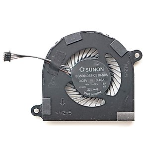 FCQLR New CPU Fan for Dell Latitude 7480 E7480 P73G P73G001 EG50040S1-C910-S9A 02T9GV 2T9GV DC5V 0.4A CPU Cooling Fan
