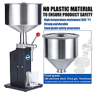 Sumeve Manual Filling Machine Filling 5-55ml Bottler Filler For Liquid and Paste A03 Pro With CE Certificate