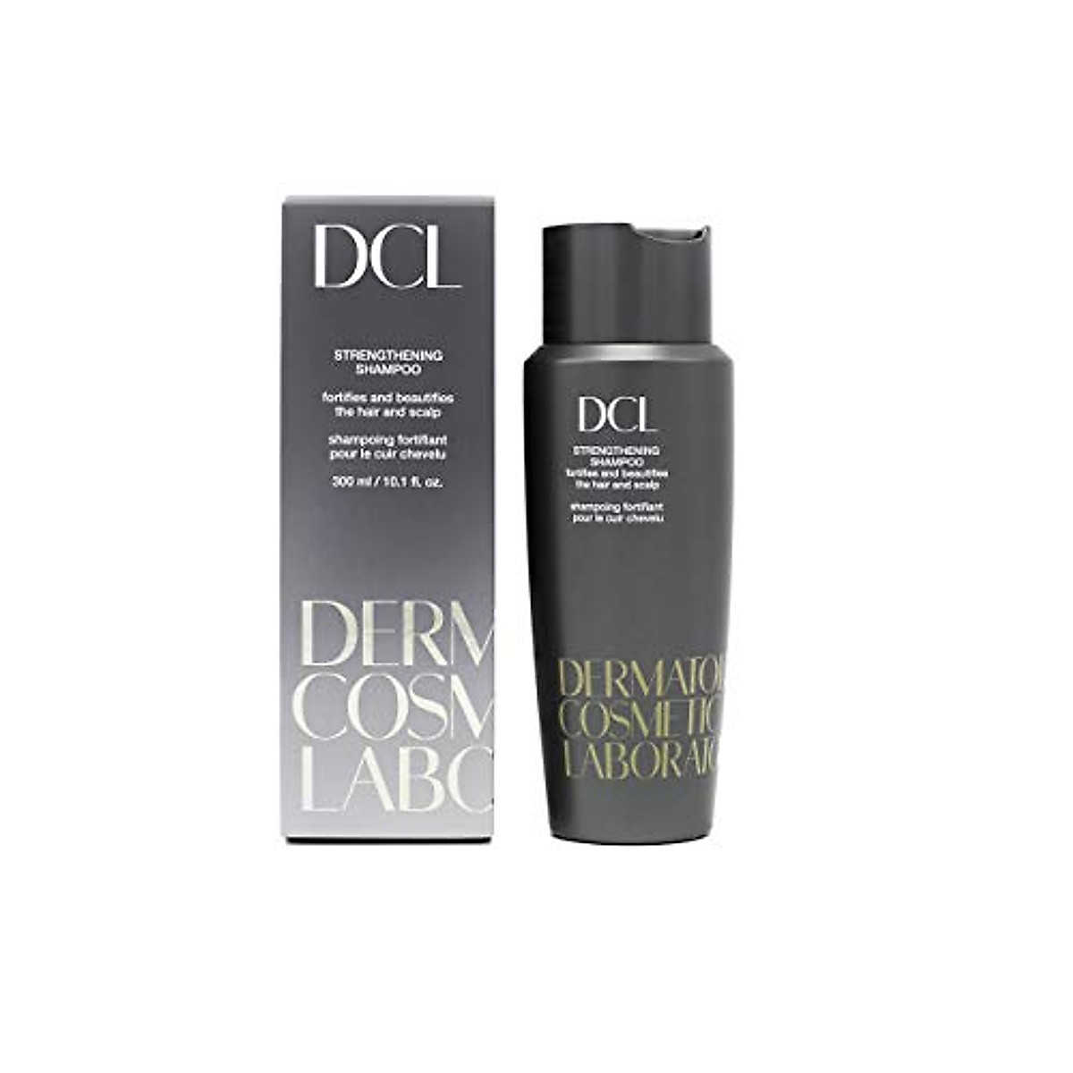 DCL Skincare Strengthening Shampoo Moisturizes and Softens dry, damaged or brittle hair with Vitamin B and Ceramides for a healthy scalp, 10.1 Fl Oz