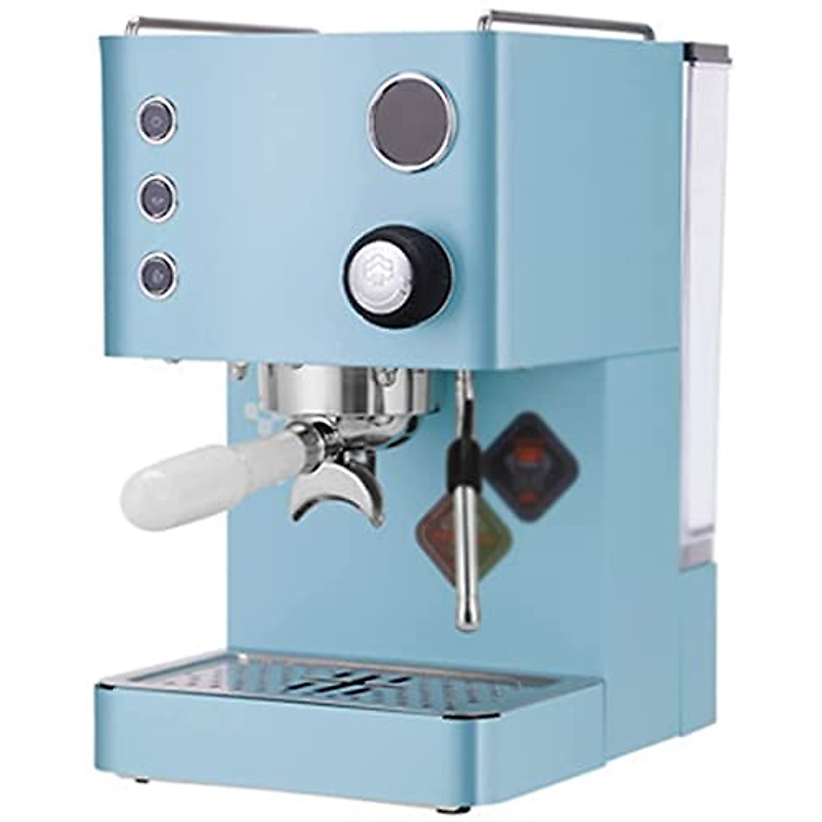 Semi Automatic Espresso Machine, Fresh Tea 2in1 Coffee Machine, 1850W High-Power Instant Boiler, Smart Thermostat, Stainless Steel