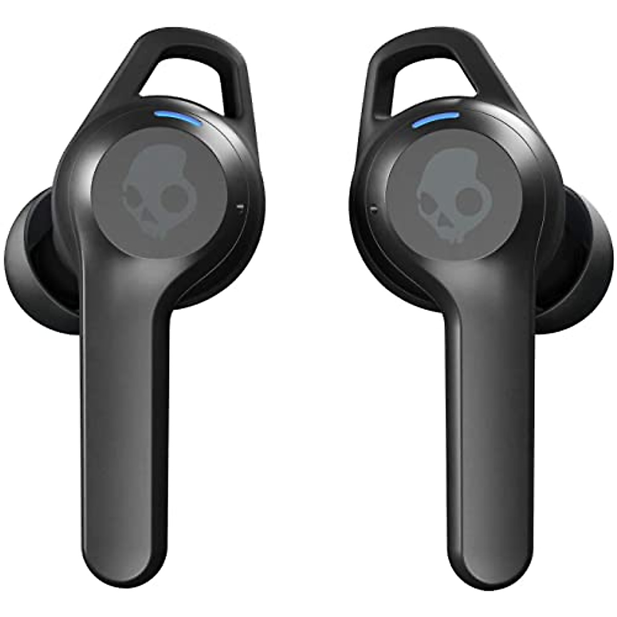 Skullcandy Indy Fuel True Wireless In-Ear Bluetooth Earbuds Compatible with iPhone and Android / Wireless Charging Case and Mic / Great for Gym, Sports, and Gaming, IP55 water dust Resistant - Black