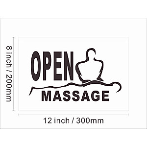 160024 Open Massage Body Foot Shop Salon Center Display LED Light Neon Sign (12" X 8", 16 Colors By Remote)