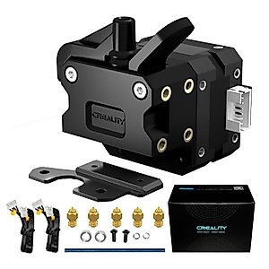 Official Creality Direct Drive Sprite Extruder SE Kit, Dual Gear Extruder with 5PCS d0.4mm MK Nozzles for Creality Ender 3/Ender 3 V2/Ender 3 Pro/Ender 5/Ender 5 Pro/Ender 5 Plus/CR 10 3D Printers