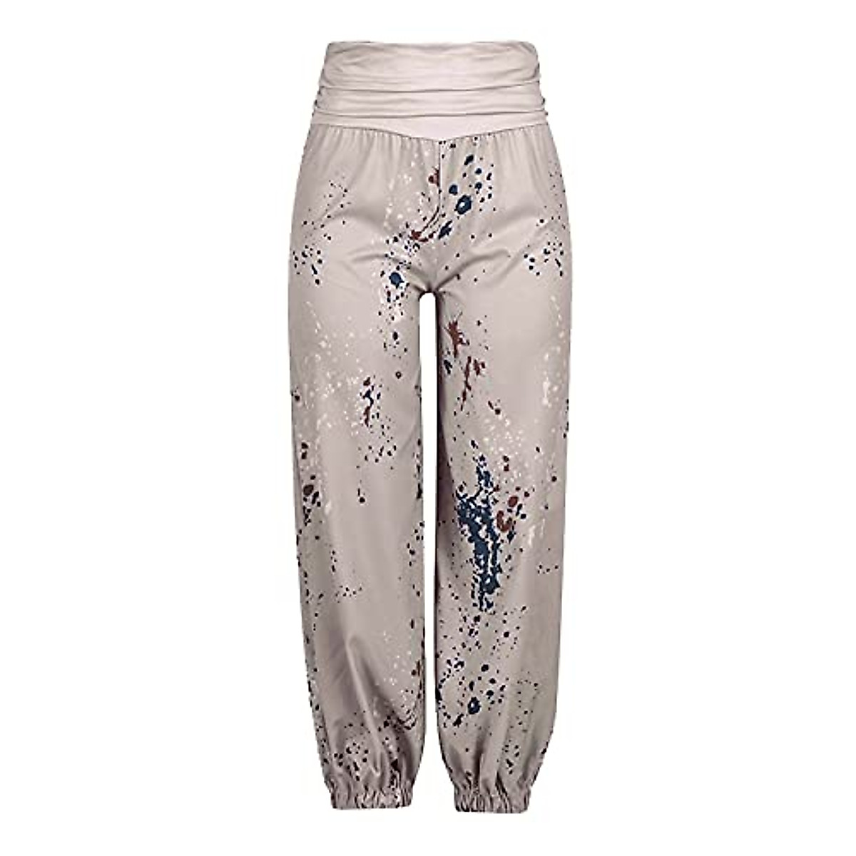 AopnHQ fold Over Yoga Pant Clothing for Women Women's White Capri Pants Pleated Trouser Womens Jean Capris for Summer Women Khaki Pants for Work Wide Leg Yoga Pants with Pocket