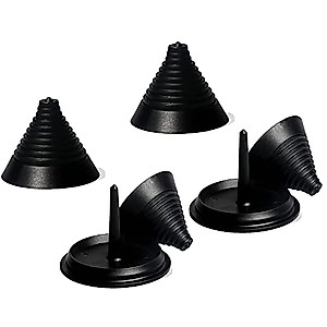 4 Pack Precision Blade Balancers, Lawn Mower Blade Sharpener Balancer Universal Blade Balancers for Balancing Lawnmower Blades Compatible with Most Lawnmower Blades for Outdoor Courtyard Garden Grass