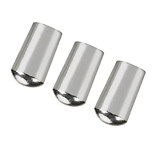 Guitar Switch Knob,Guitar Pickup Switch Tip, Guitar Toggle Switch Selector 3Pcs Copper 3 Way Toggle Switch Knob Tip for LP EPI Electric Guitar Accessory(3.5mm Silver)