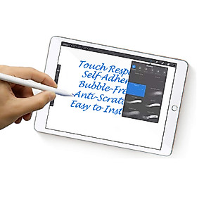 KIQ 2 Pack Tempered Glass Screen Protector for iPad 9th 8th 7th Generation (10.2 Inch, iPad 9/8/7, 2021/2020/2019) Film Guard, Case Friendly Apple Pencil Compatible