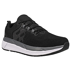 Propét Men's Ultra 267 Sneakers, Black,/Grey, 13 X-Wide US