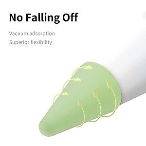 100 pcs Silicone Nib Sleeves Compatible with Apple Pencil Tips, Professional Liquid Silicone Nibs Cover Replacement for 1st & 2nd Gen &USB-C, Writing Anti-Slip Protective Case for Apple iPad Pencil