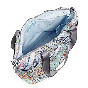 Vera Bradley Women's Recycled Lighten Up Reactive Tote Bag, Citrus Paisley, One Size