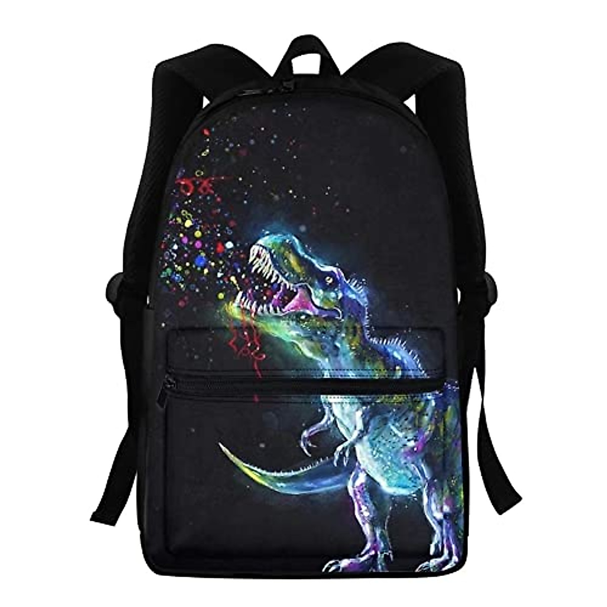Doojoayie T Rex Dinosaur Backpack Primary School Backpack Elementary BookBag Students Daypack Rucksack for Boys Girls Kids Teens