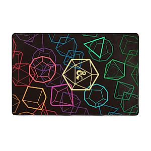 JIOONDEMAND Dungeons Rug Dragons Area Rugs 3D Print Large Carpet Anti Slip Door Mat Decorative for Bedroom Living Room Office 60x39 Inch, White