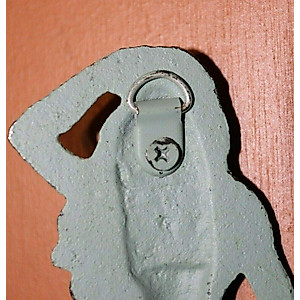 Antique Look Mermaid Wall Hooks Bronze Style Cast Iron | Pack of 2 N-22ab