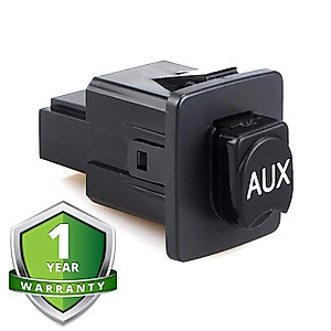 Aux Port Replacement, Auxiliary Input Jack Assembly 39112-TA0-A01 for 2009-2012 Honda Pilot, 2008-2010 Honda Accord EX, EX-L, 2011 Honda Accord LX