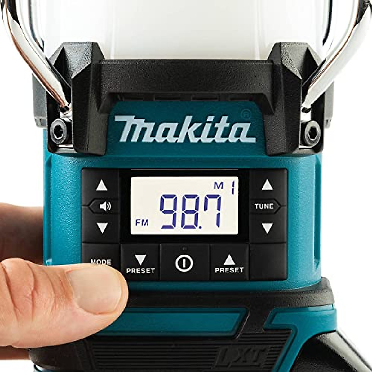 Makita XRM12 18V LXT® Lithium-Ion Cordless Lantern with Radio, Tool Only