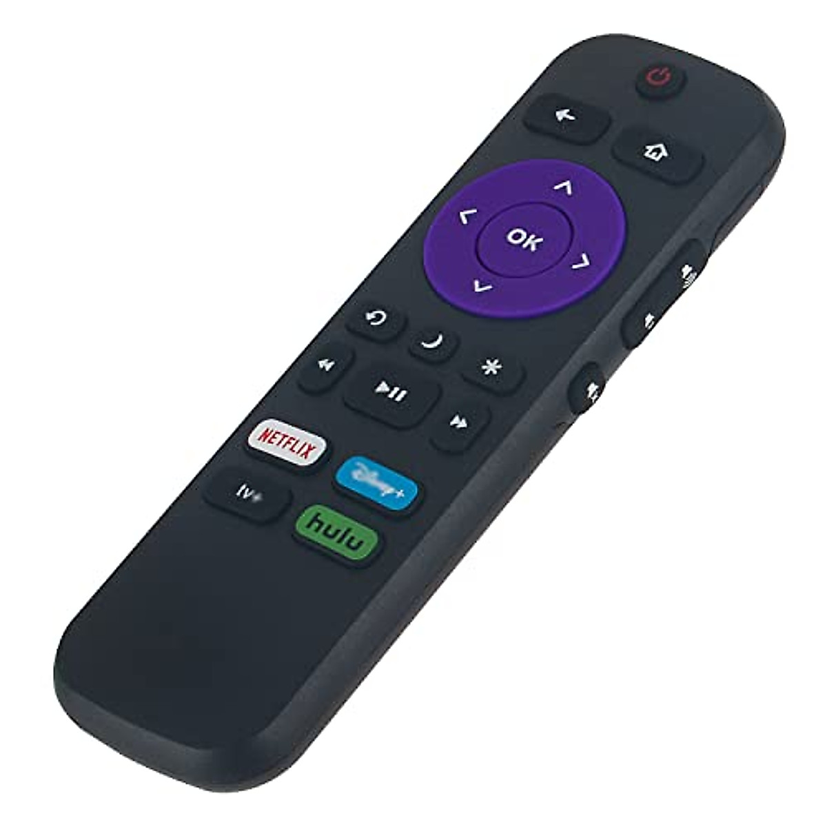 Replacement Remote Control Applicable for Hisense Roku TV 55H8G 65H8G 58R6E3 43R6090G 55R8F 50R6090G 65R8F H6570G 55H8F 32H4F 43H4030F1 58R6E 43H4F 55R6E3 50R6E3 65R6090G 65R6E3 32H4030F1 50R6E 75R6E3