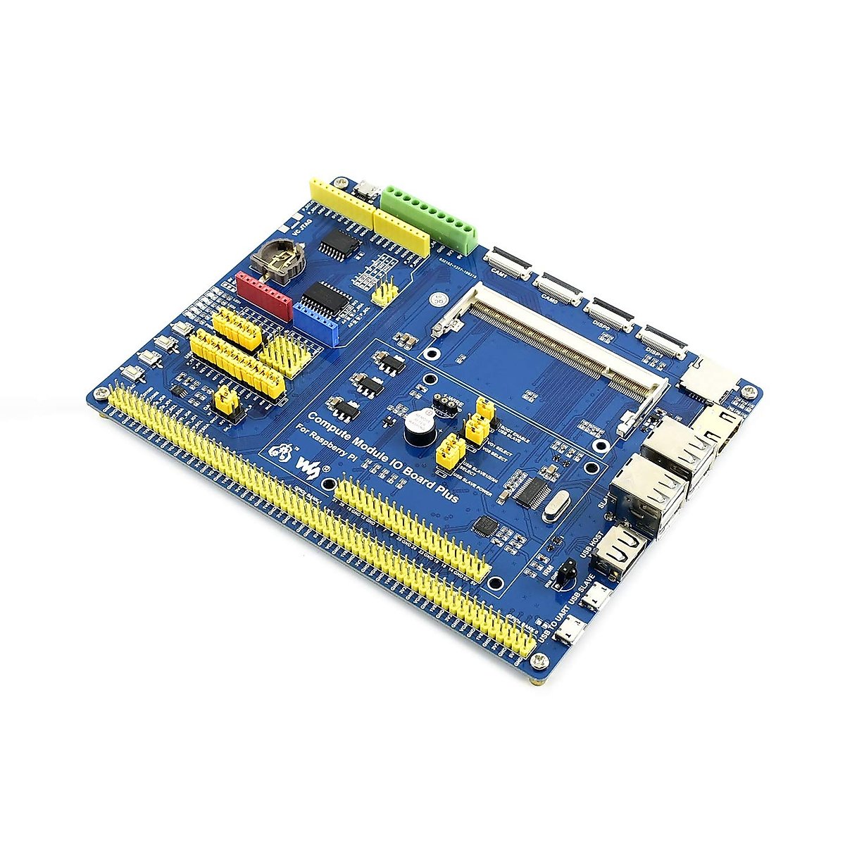 NGW-1pc Compute Module IO Board Plus Development Composite Breakout Board for Developing with Raspberry Pi CM3 CM3L