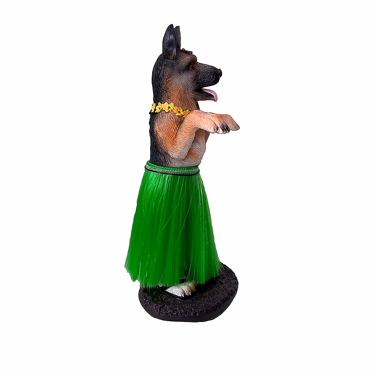 Franchise Figurine Company Hula Dog Dashboard Doll Car Accessories Bobblehead for Van Life and Beach Creations | German Shepherd | Golden Retriever | Labrador Retriever (German Shepherd)