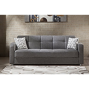 ISTIKBAL Multifunctional Furniture VISION Collection (Sofa Sleeper) DIEGO GRAY