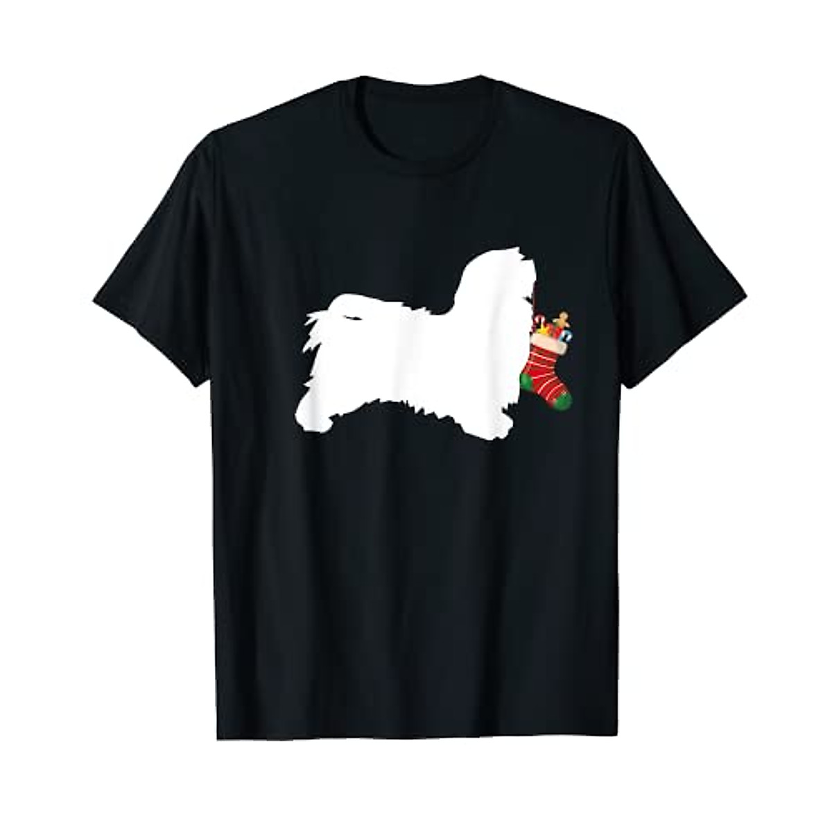 Havanese Christmas Stocking Stuffer Dog T-Shirt