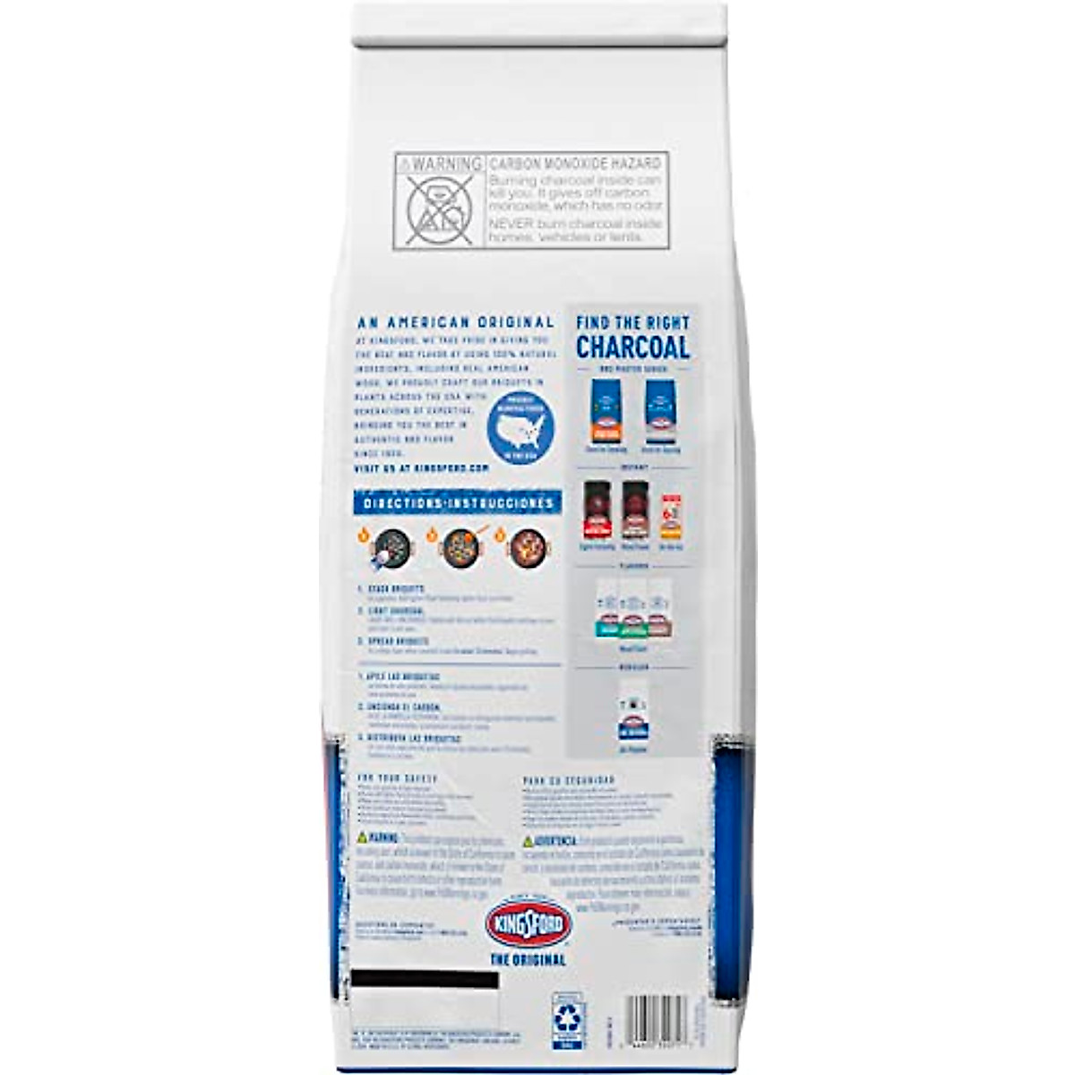 Kingsford 32071 Original Briquettes Charcoal, Black