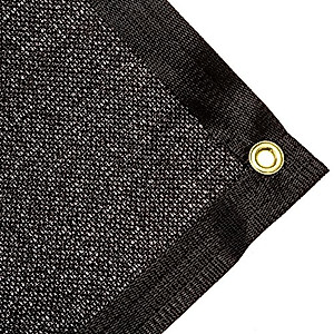 Be Cool Solutions 90% Black Outdoor Sun Shade Canopy: UV Protection Shade Cloth| Lightweight, Easy Setup Mesh Canopy Cover with Grommets| Sturdy, Durable Shade Fabric for Garden, Patio & Porch 12'x20'